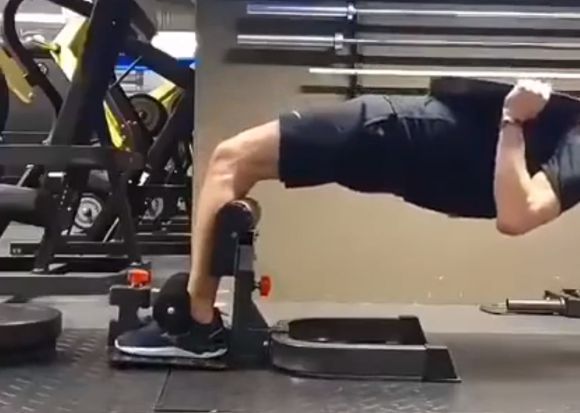 Legs broke while lifting weight.