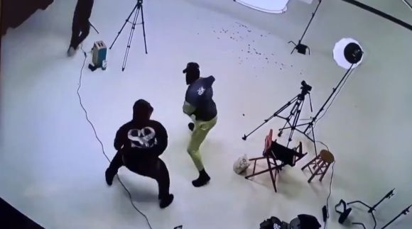 Photoshoot ends in a fight and a lot of violence.